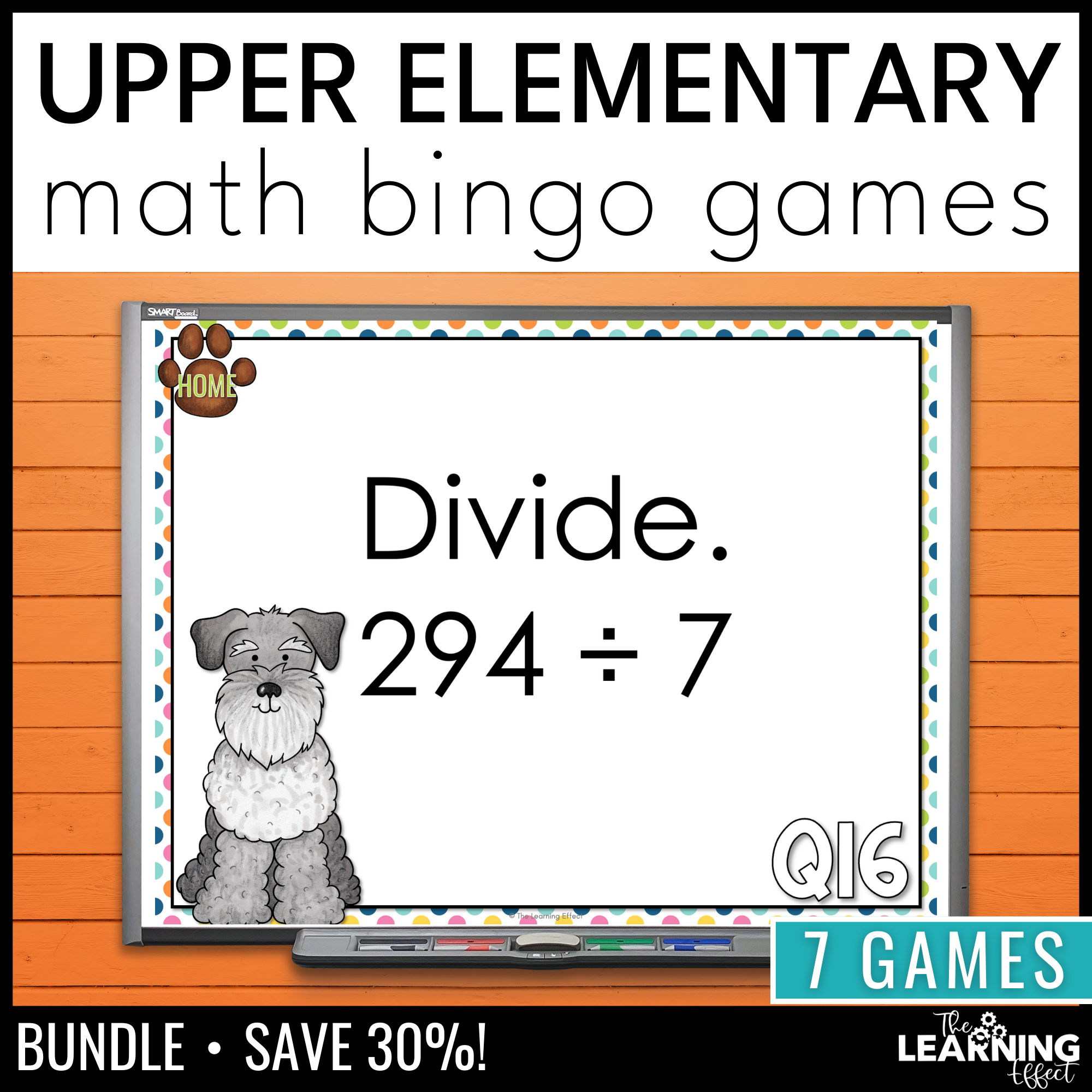 Upper Elementary Math Bingo Game Bundle – The Learning Effect
