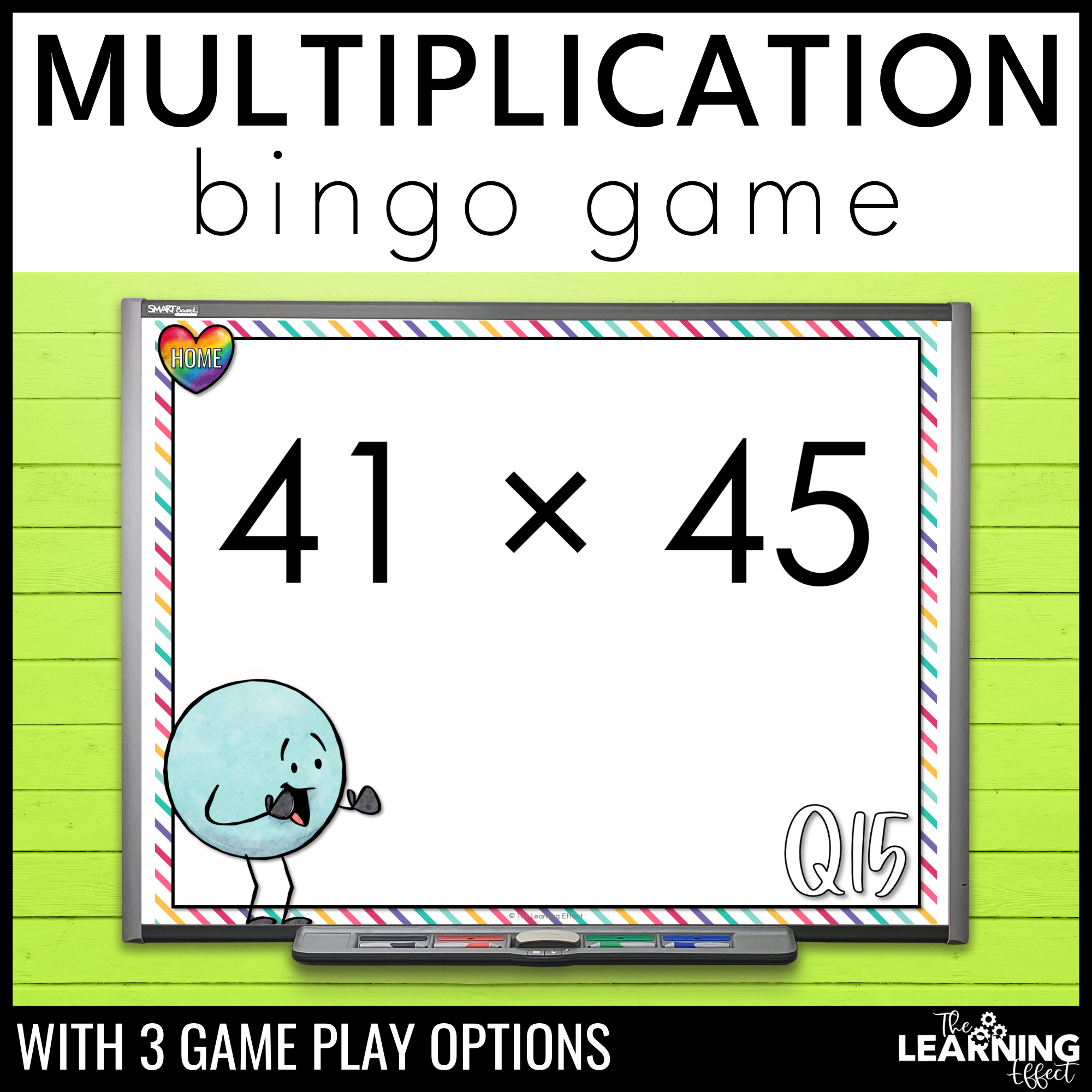 Multiplication Bingo Game – The Learning Effect