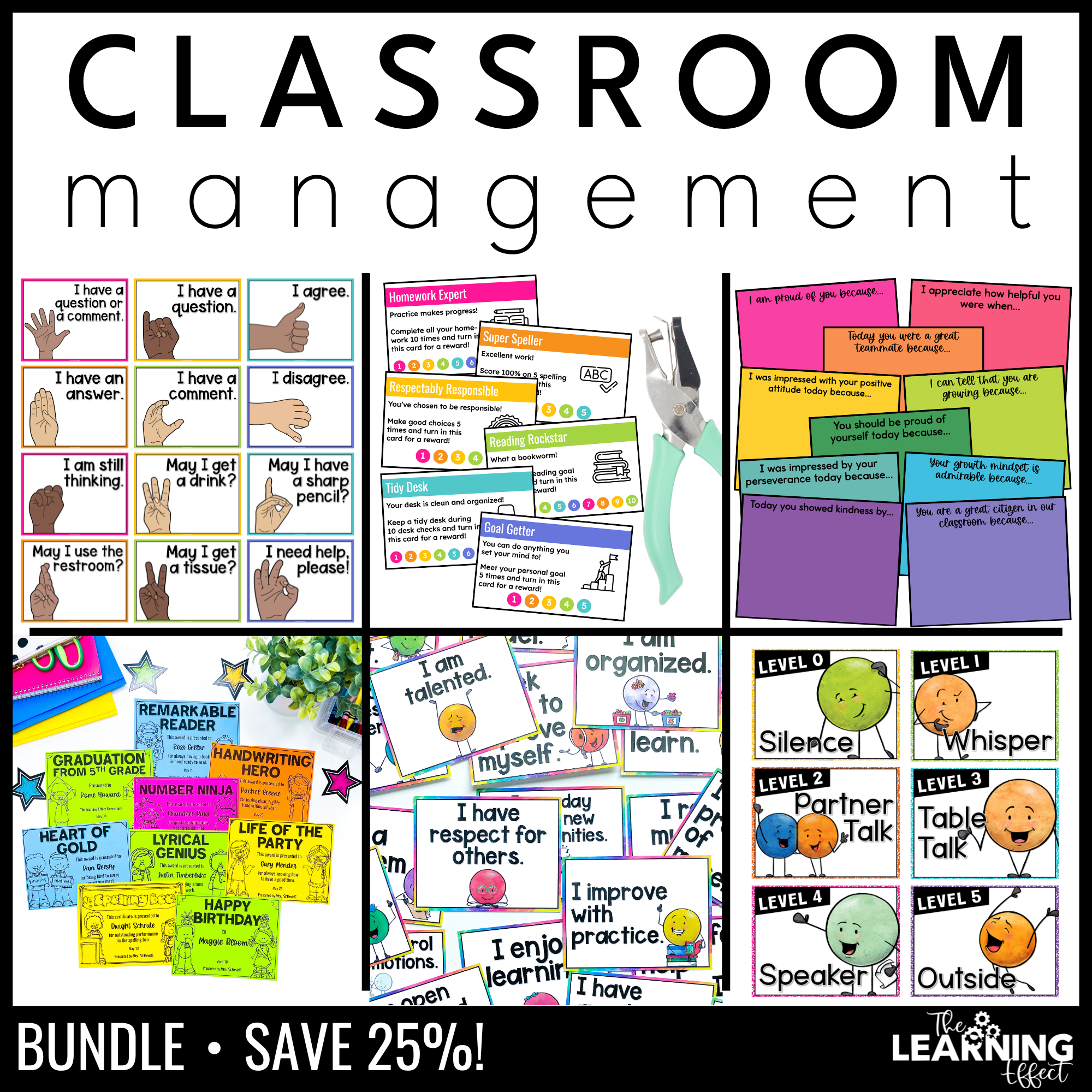 Classroom and Behavior Management Bundle – The Learning Effect