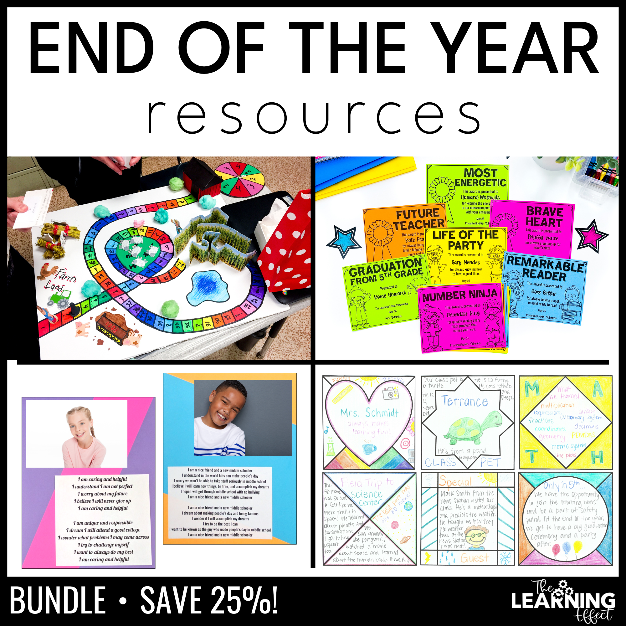 End of Year Resource Bundle – The Learning Effect